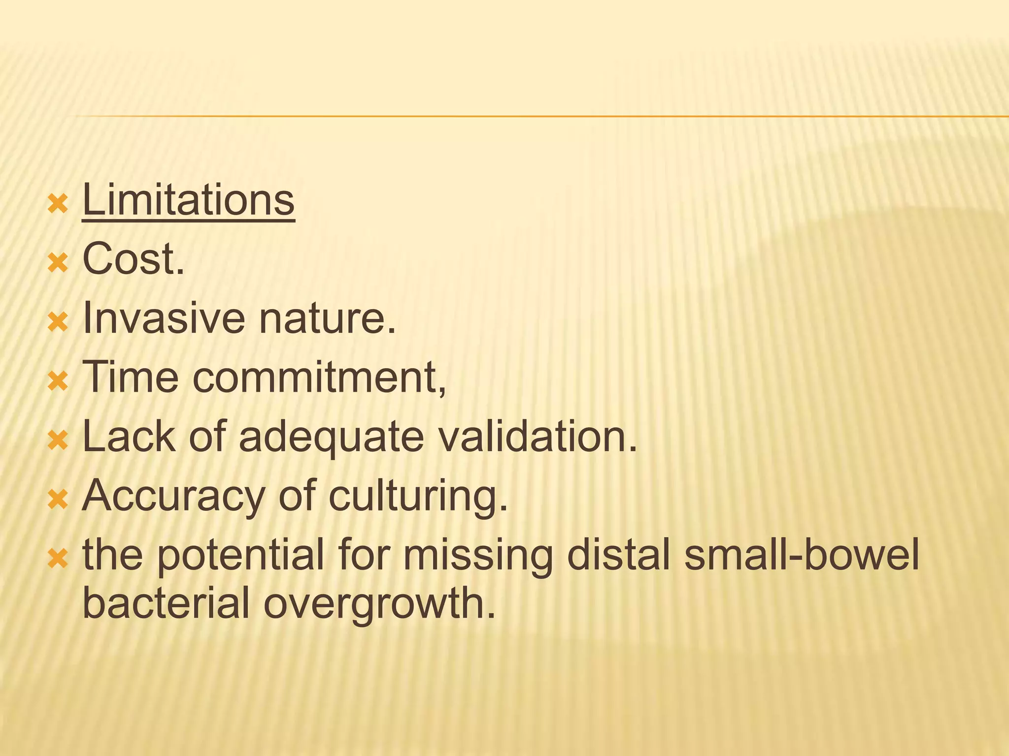 Intestinal bacterial overgrowth | PPTX