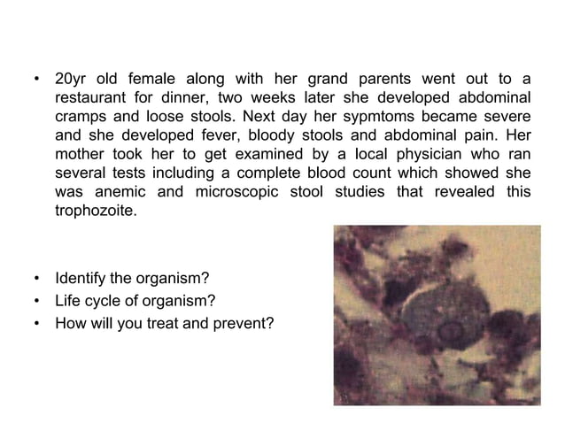 Intestinal Entamoeba histolytica amebiasis - Copy.ppt