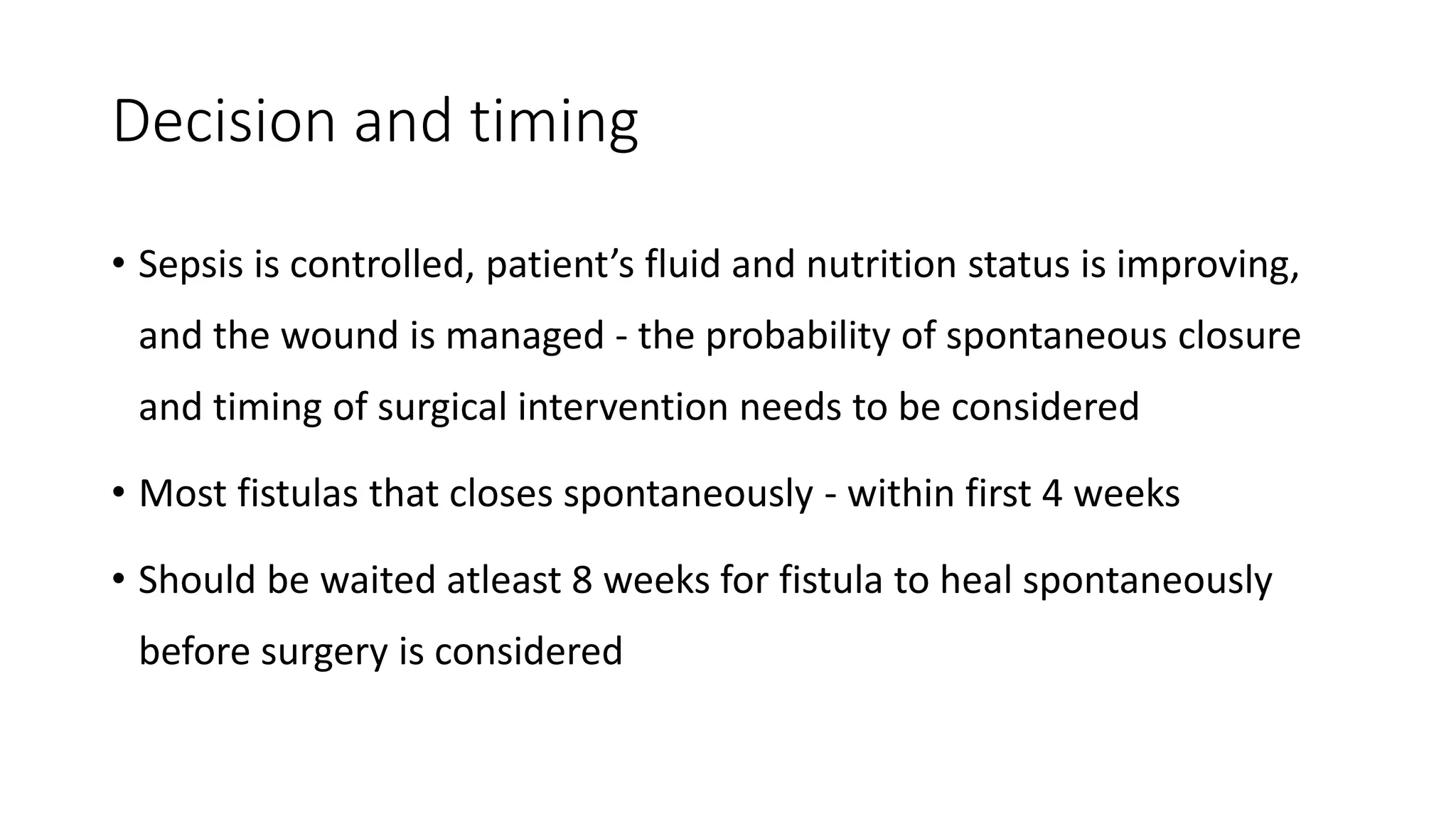 Intestinal Fistula | PPTX