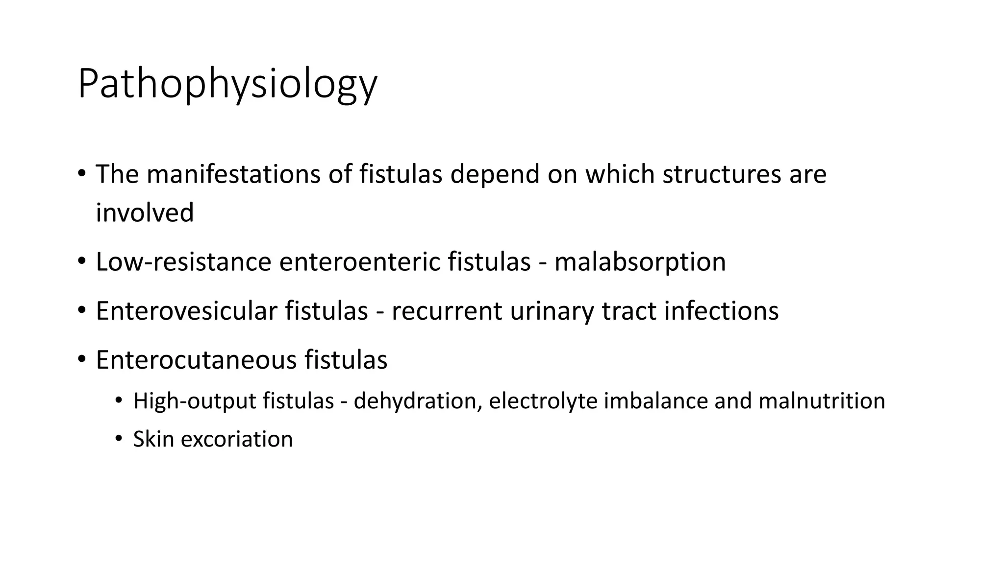 Intestinal Fistula | PPTX