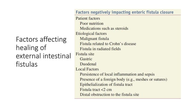 Intestinal Fistula | PPTX