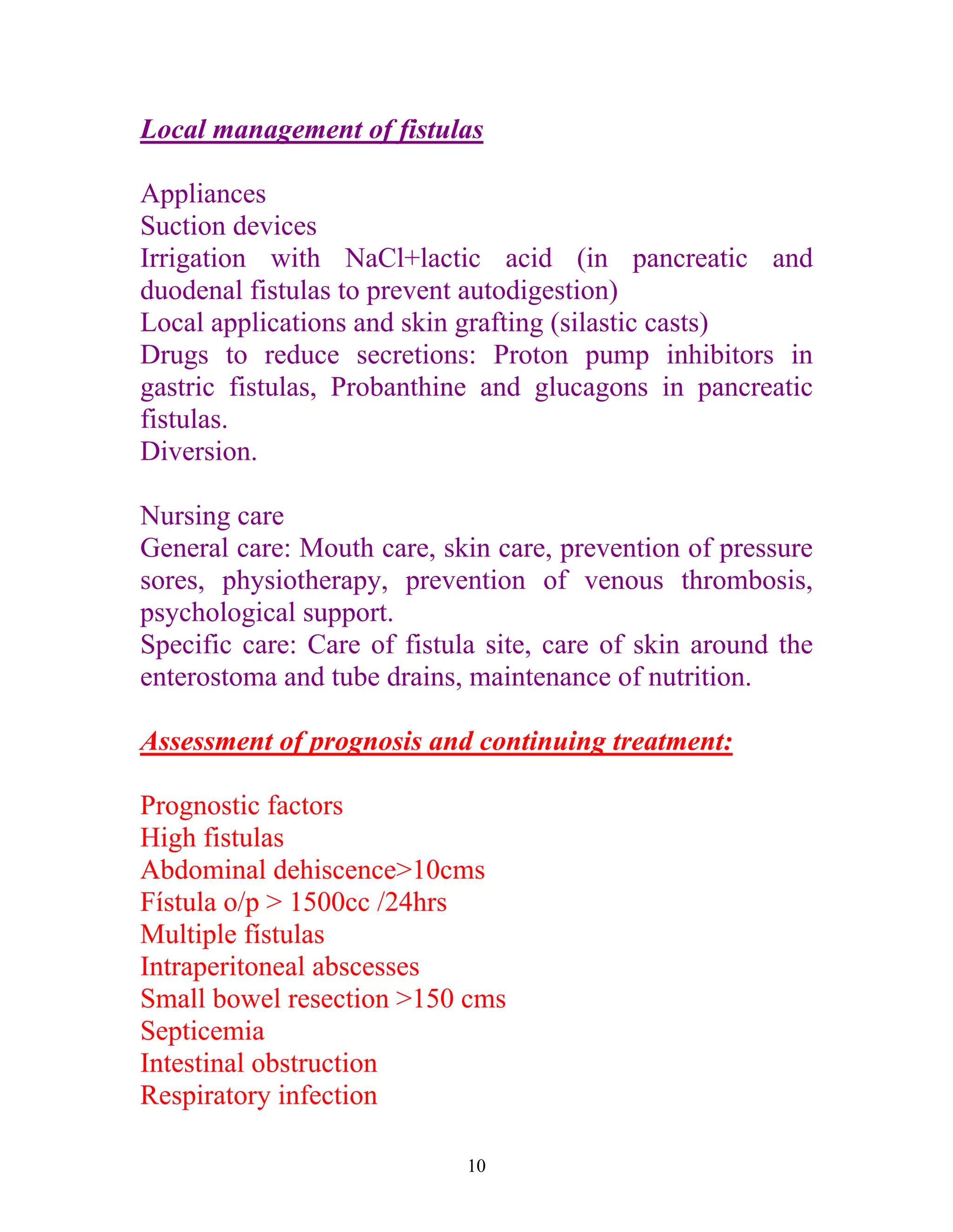 Intestinal fistulas | PDF
