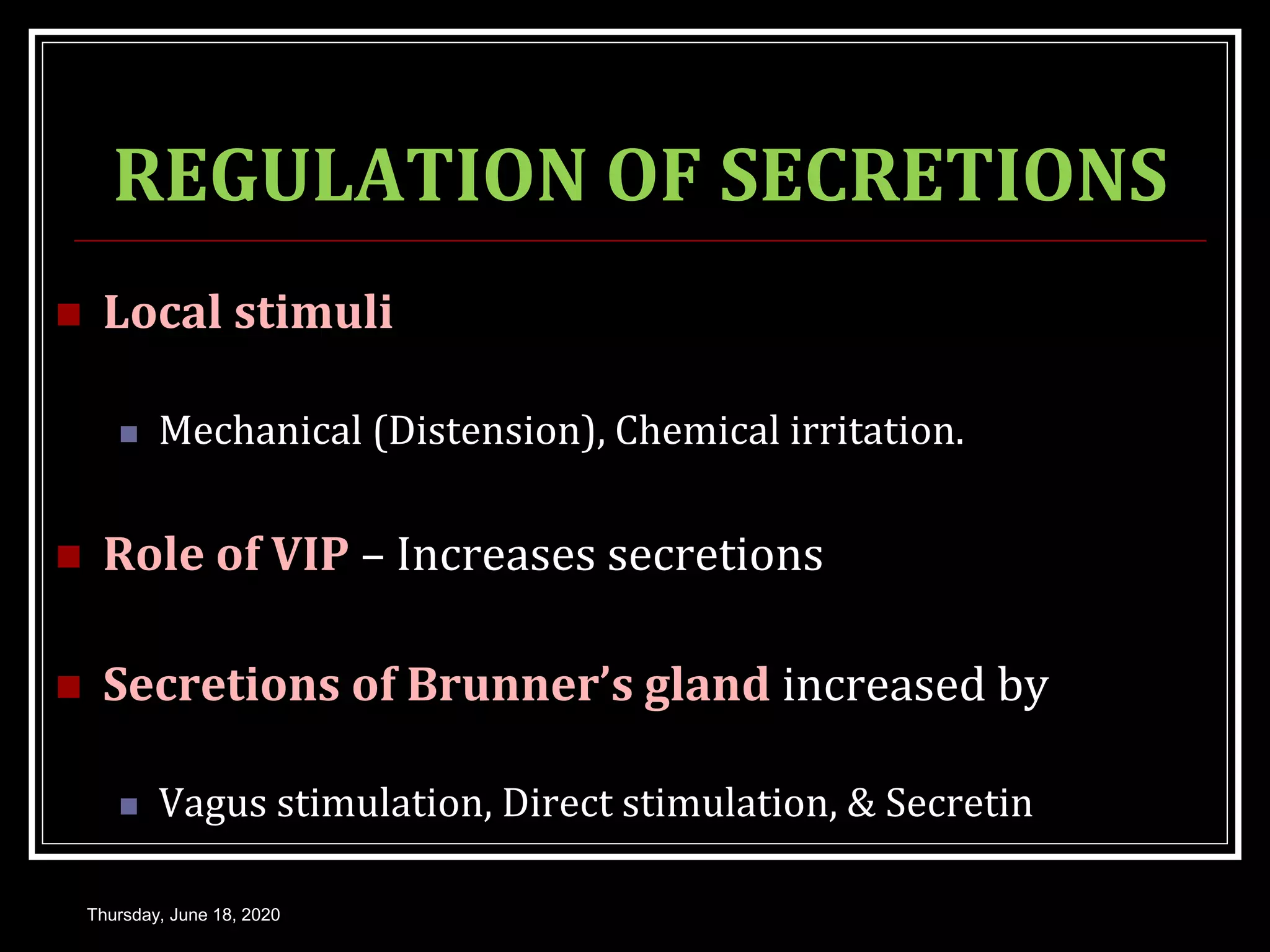 Intestinal glands and digestion | PPT