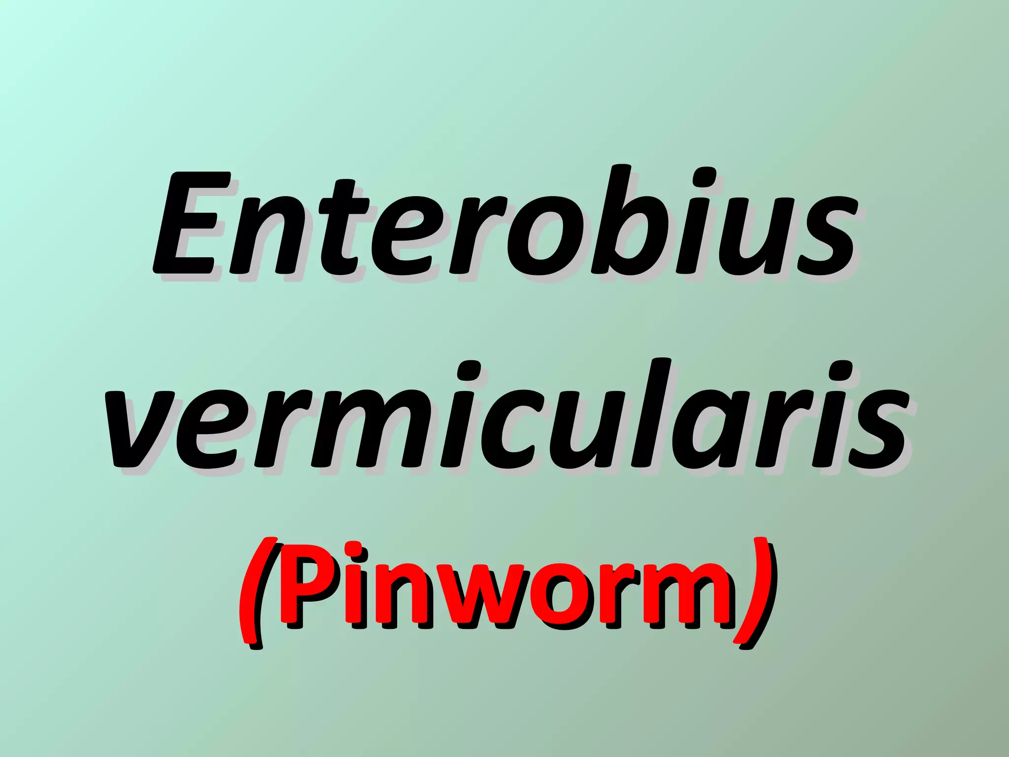 Intestinal helminths | PPT