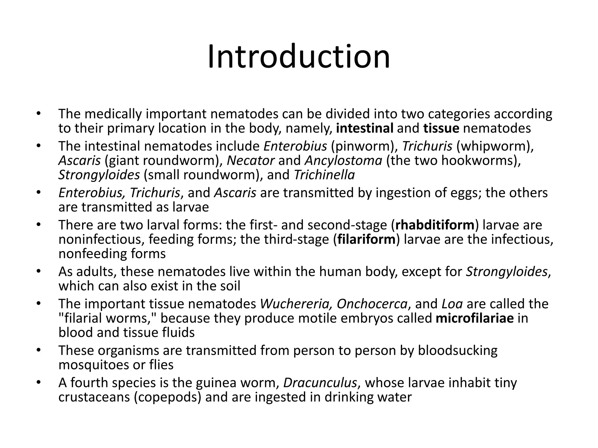 Intestinal nematodes | PPTX