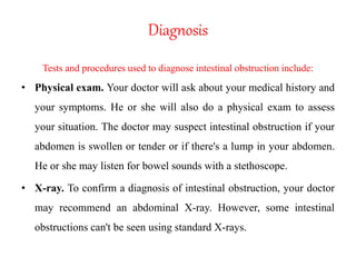 Intestinal Obstruction | PPTX