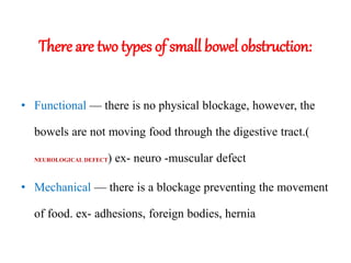 Intestinal Obstruction | PPTX