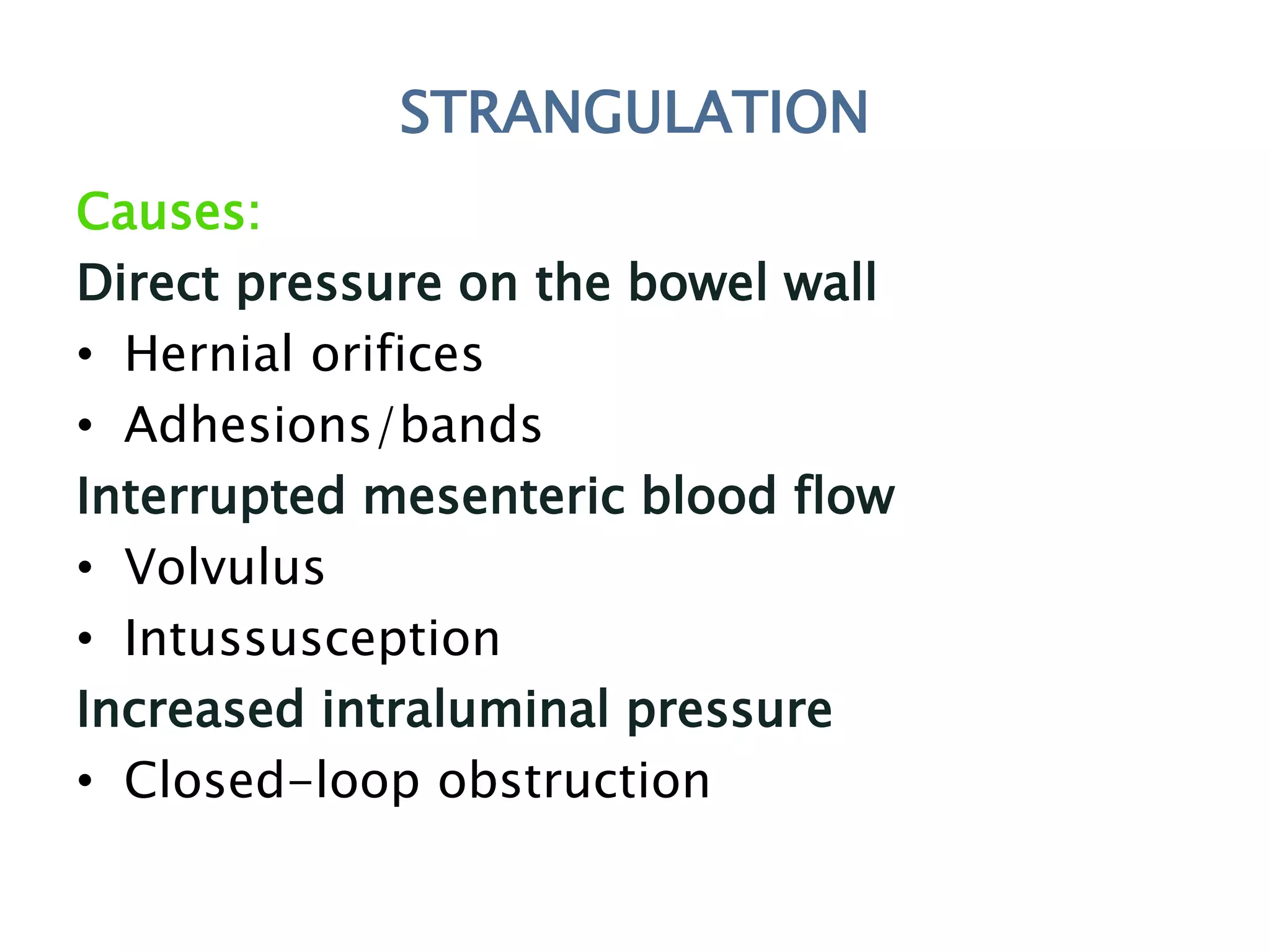 INTESTINAL OBSTRUCTION | PPTX