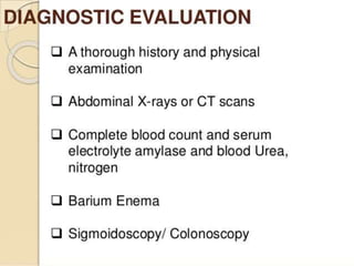 intestinal obstruction. B.Sc Nursing 2 year digestive system | PPT