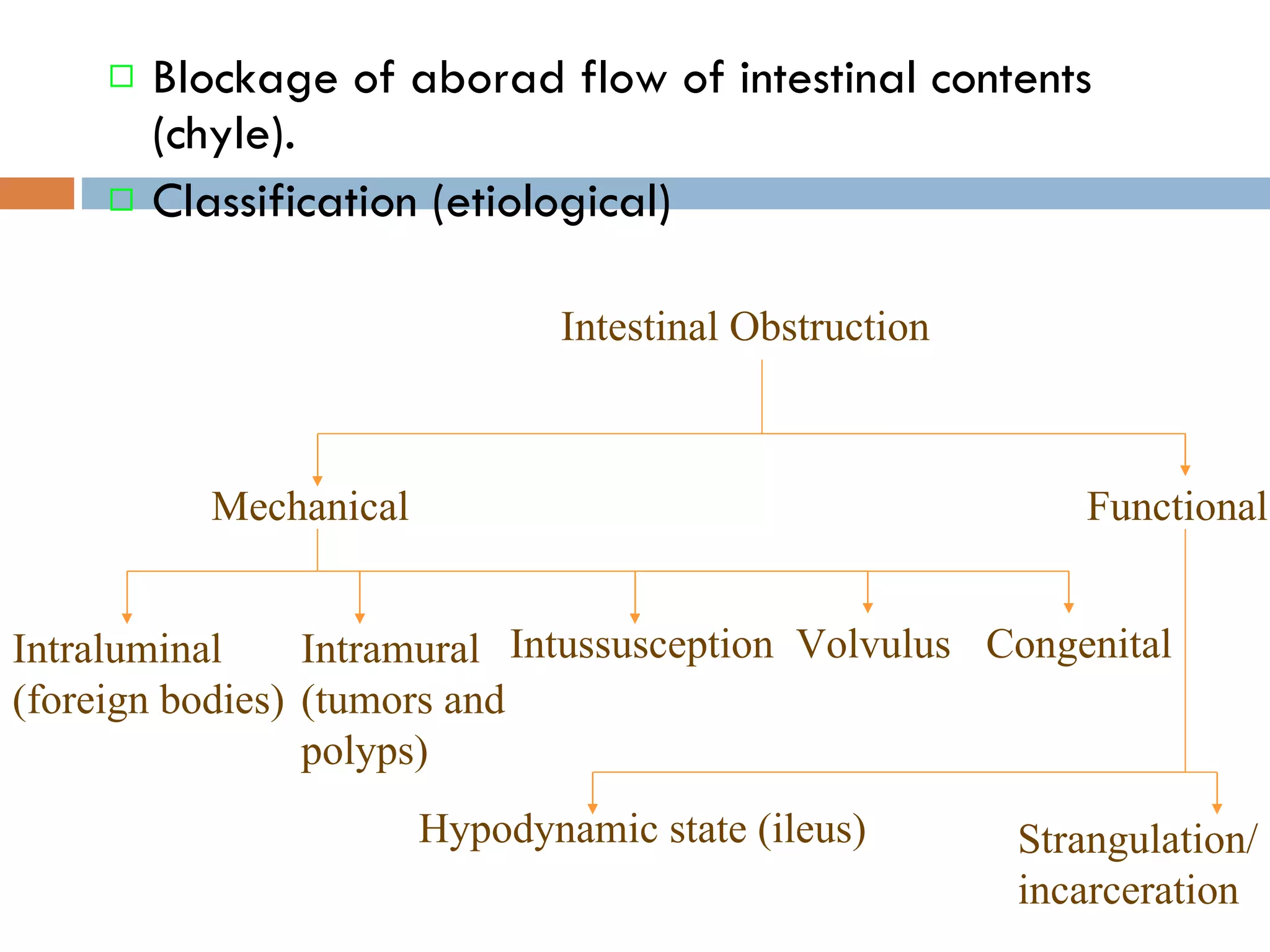 Intestinal Obstruction, MUDASIR BASHIR | PPT