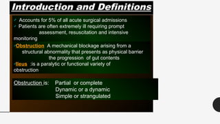 small intestinal obstruction | PPT
