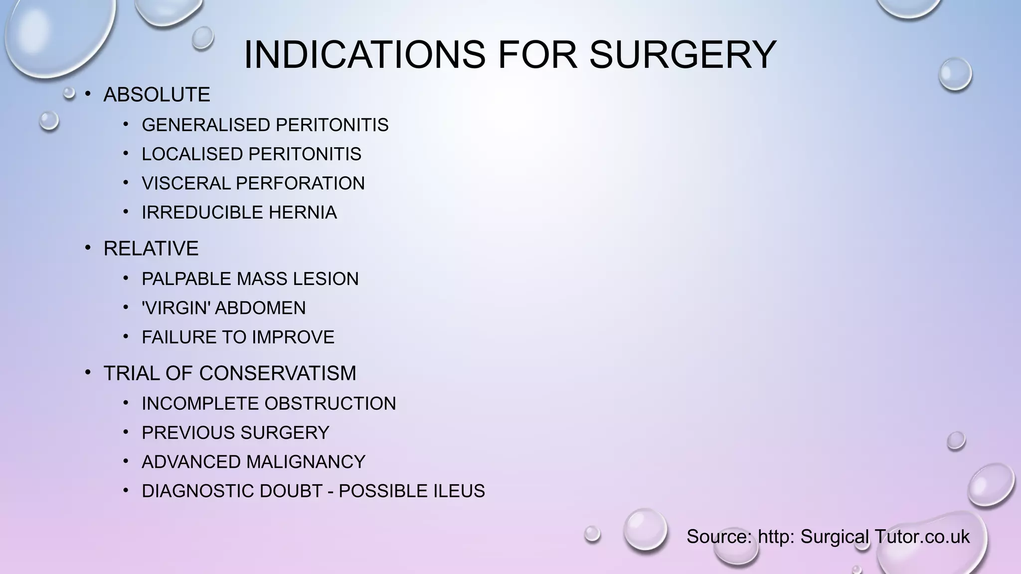 Intestinal obstruction | PPT