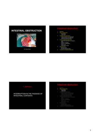 Intestinal obstruction | PDF
