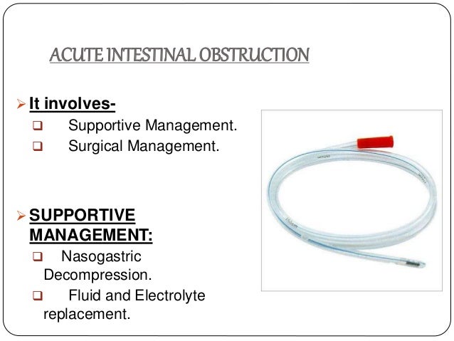 Surgical Management of Intestinal Obstruction