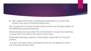 Intestinal obstruction | PPTX
