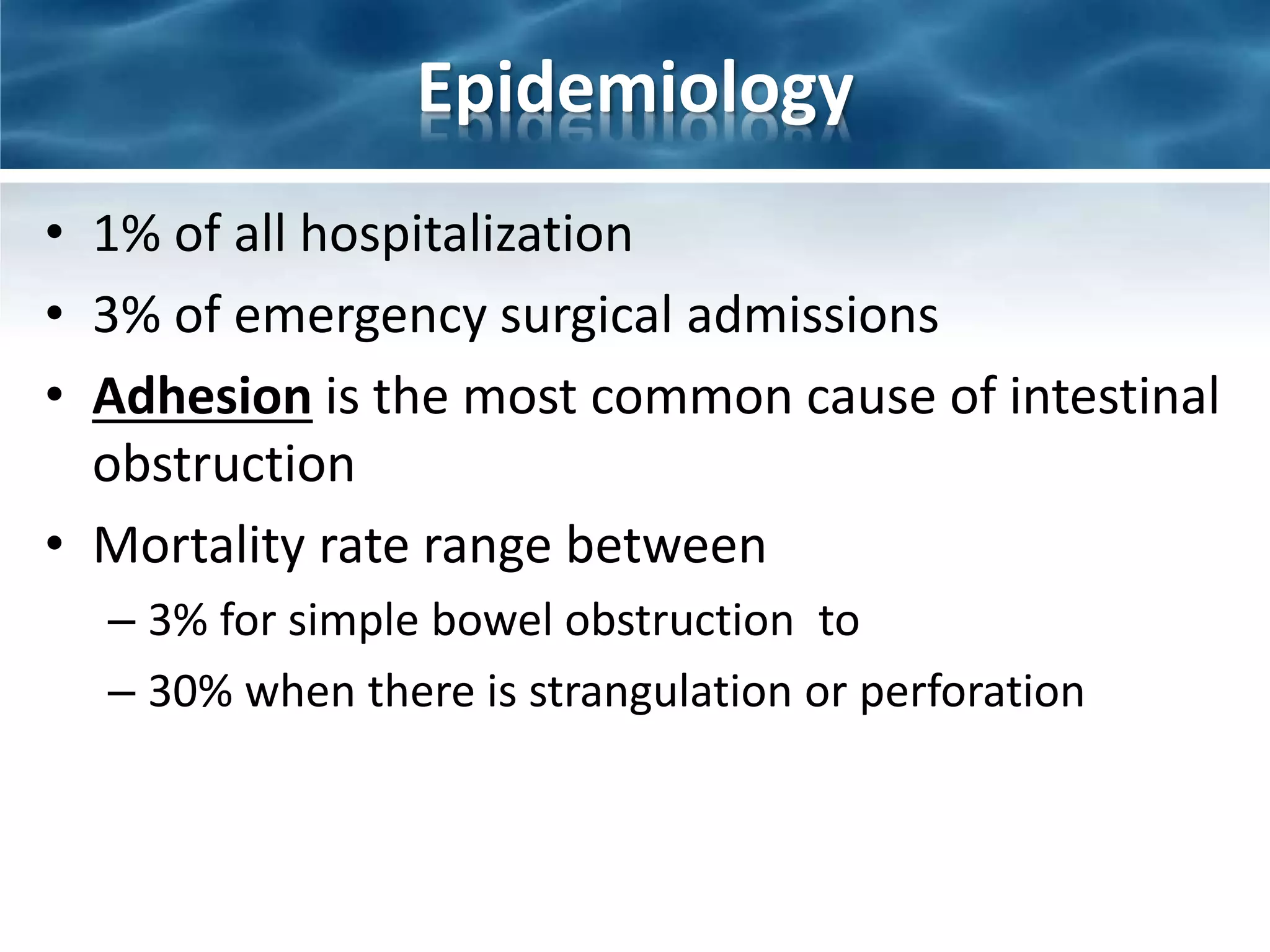 Intestinal obstruction | PPTX