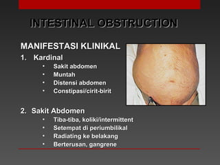 INTESTINAL OBSTRUCTION | PPT