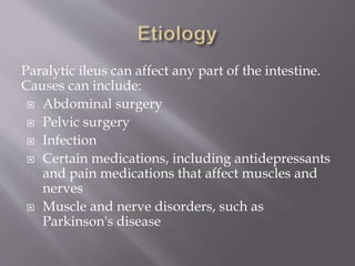 Intestinal obstruction | PPTX