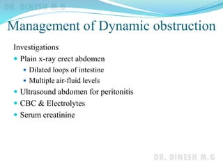 Intestinal Obstruction | PPTX