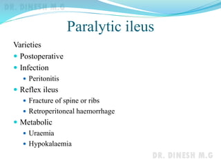 Intestinal Obstruction | PPTX