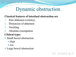 Intestinal Obstruction | PPTX