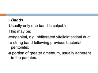 Intestinal obstruction | PPTX
