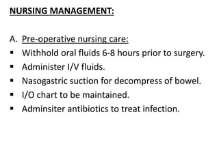 Intestinal obstruction | PPTX