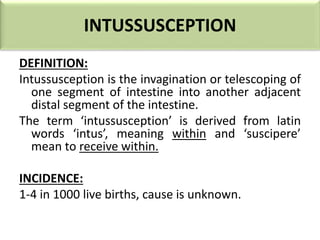 Intestinal obstruction | PPTX