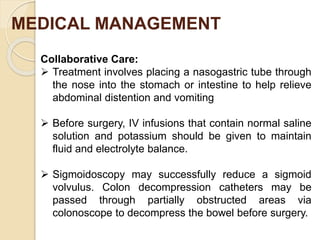Intestinal obstruction with Nursing Management | PPTX