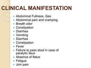 Intestinal obstruction with Nursing Management | PPTX