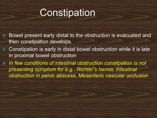 Intestinal obstruction | PPTX