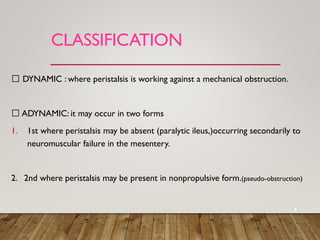 Intestinal obstruction | PDF