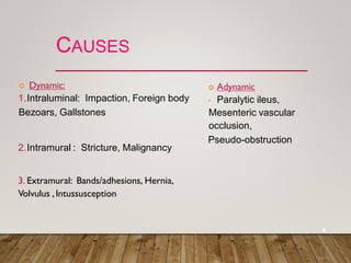 Intestinal obstruction | PDF