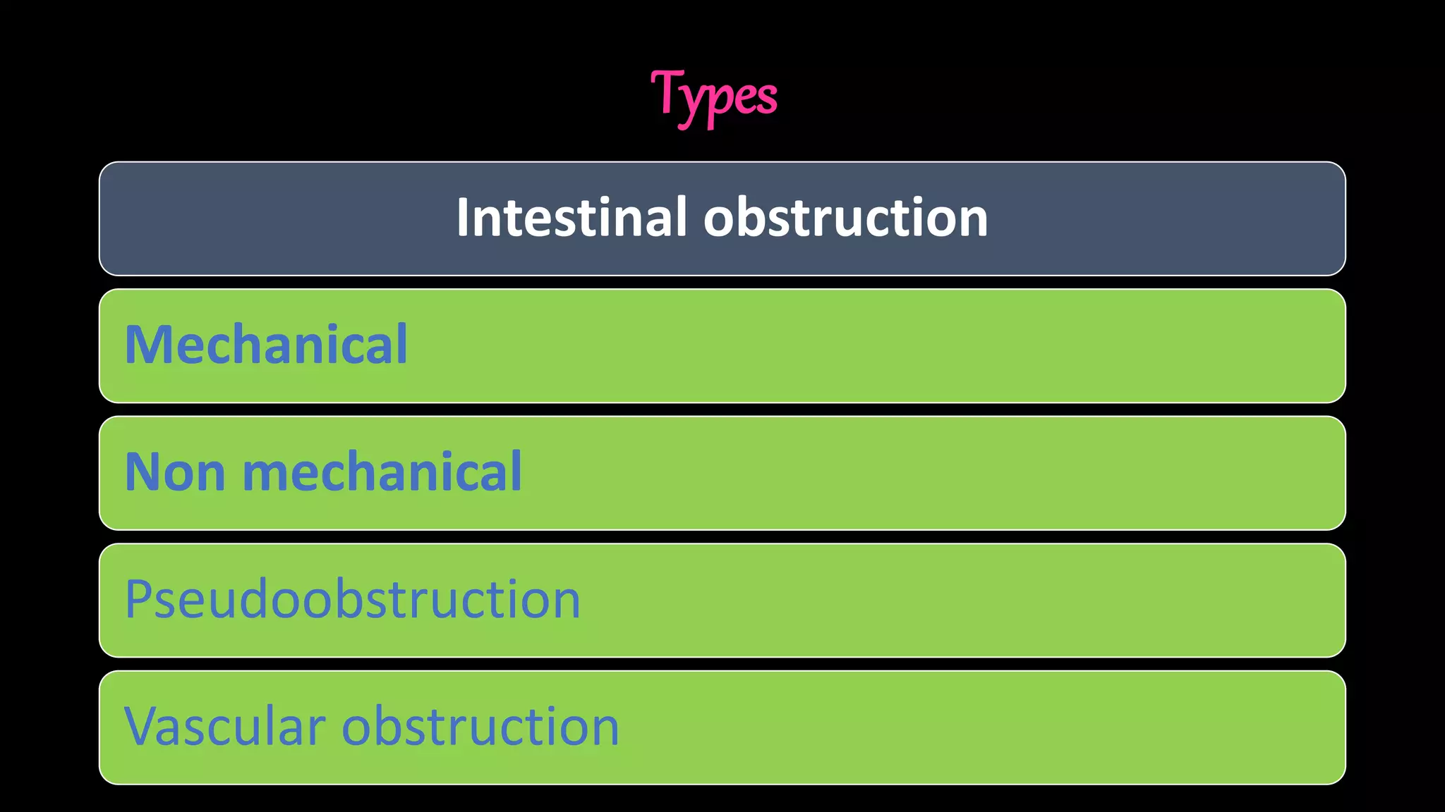 Intestinal obstruction | PPTX