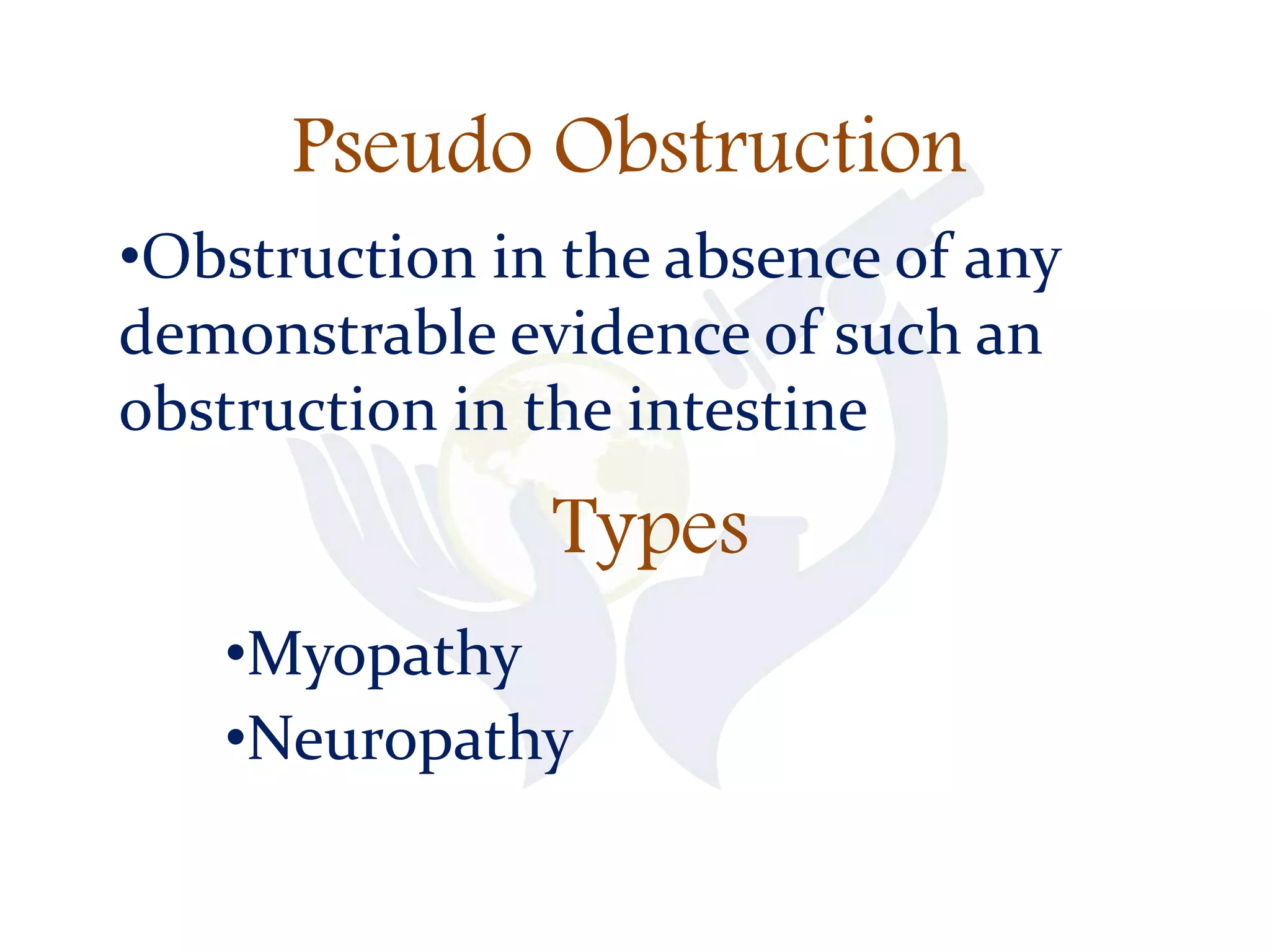 Intestinal obstruction Pathology | PPTX