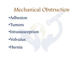 Intestinal obstruction Pathology | PPT