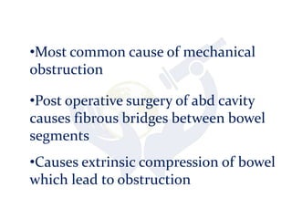 Intestinal obstruction Pathology | PPT