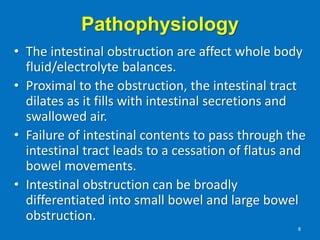 Intestinal obstruction | PPTX