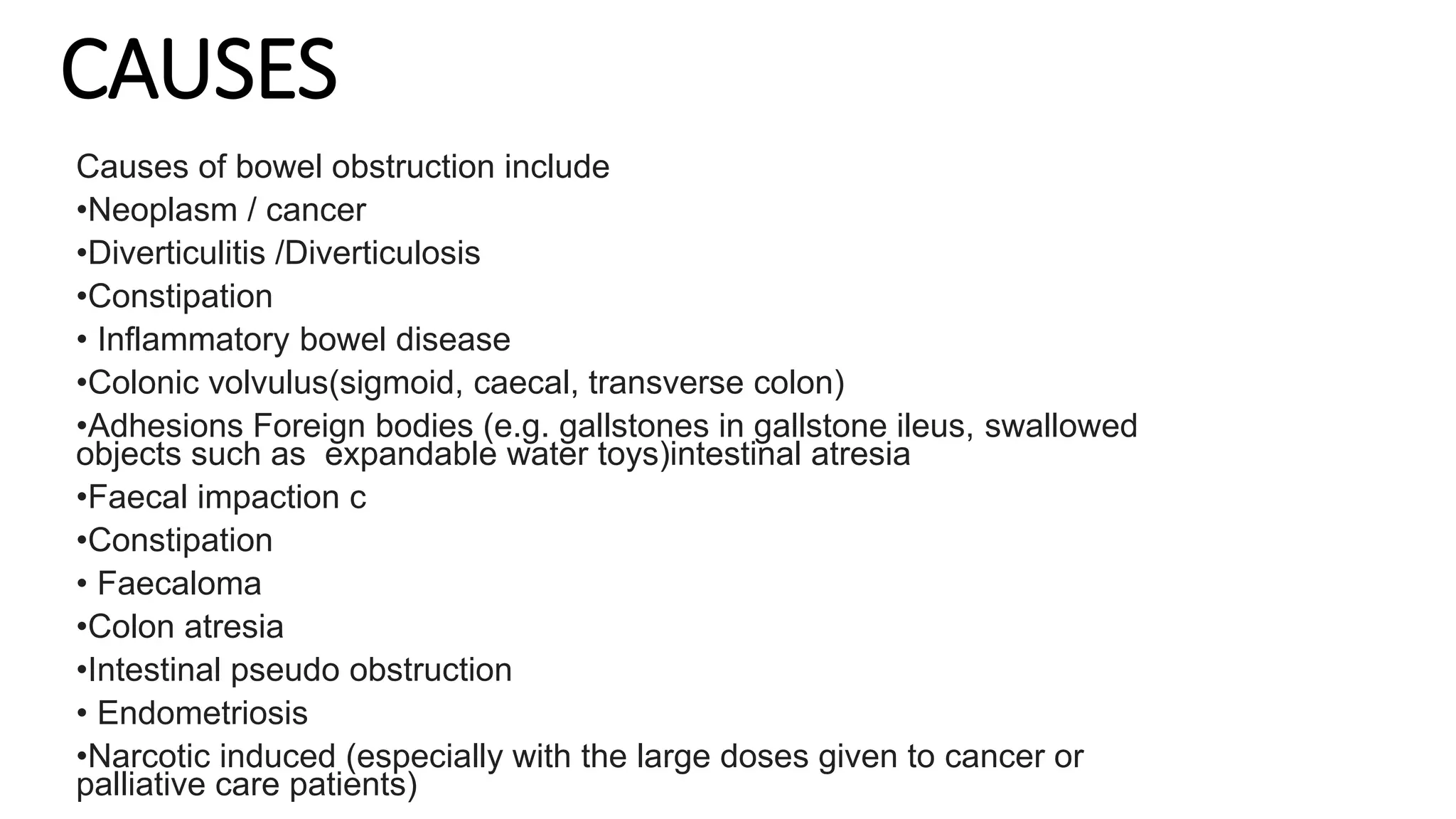 Intestinal obstruction | PPTX