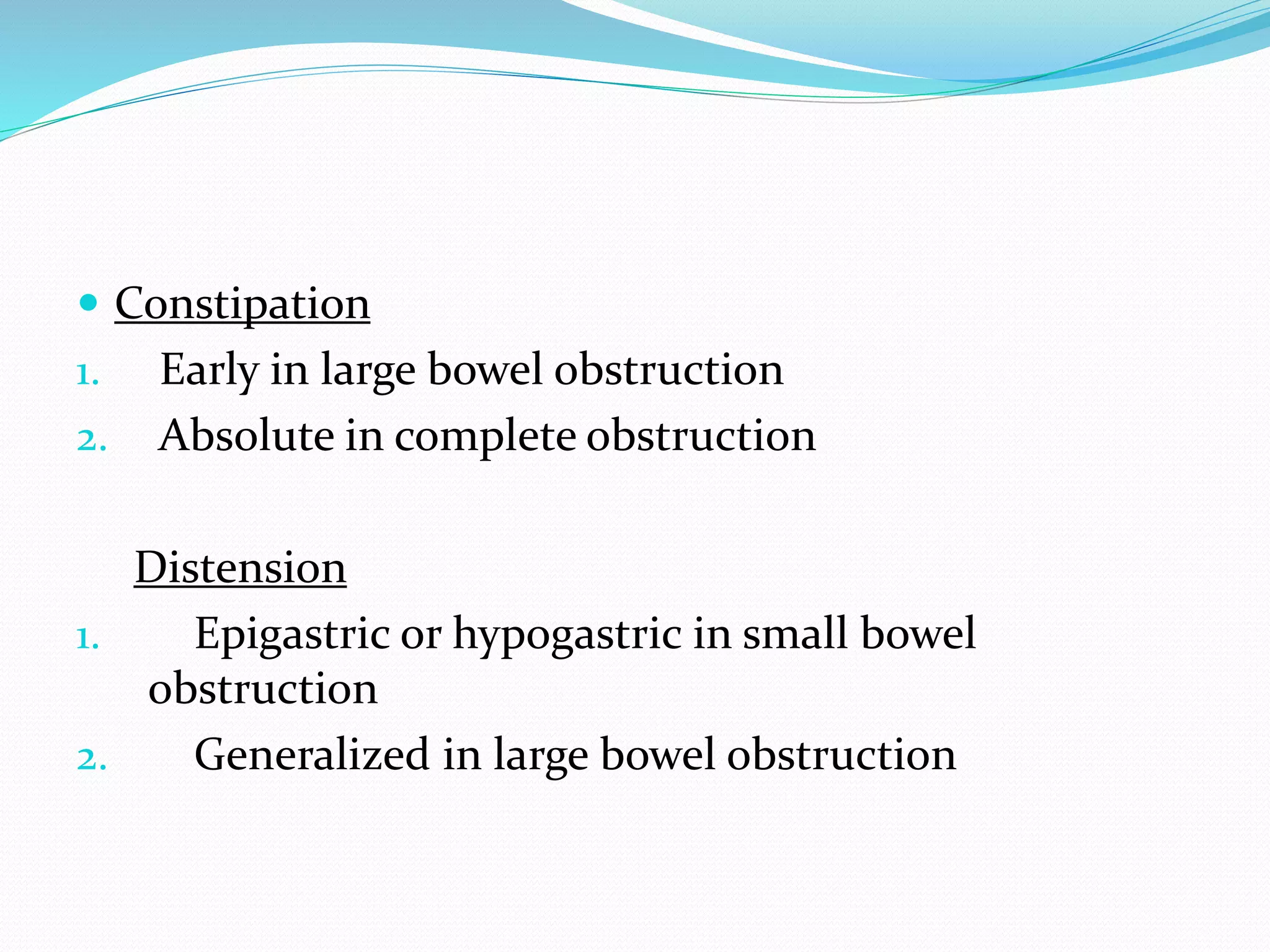 Intestinal obstruction | PPT