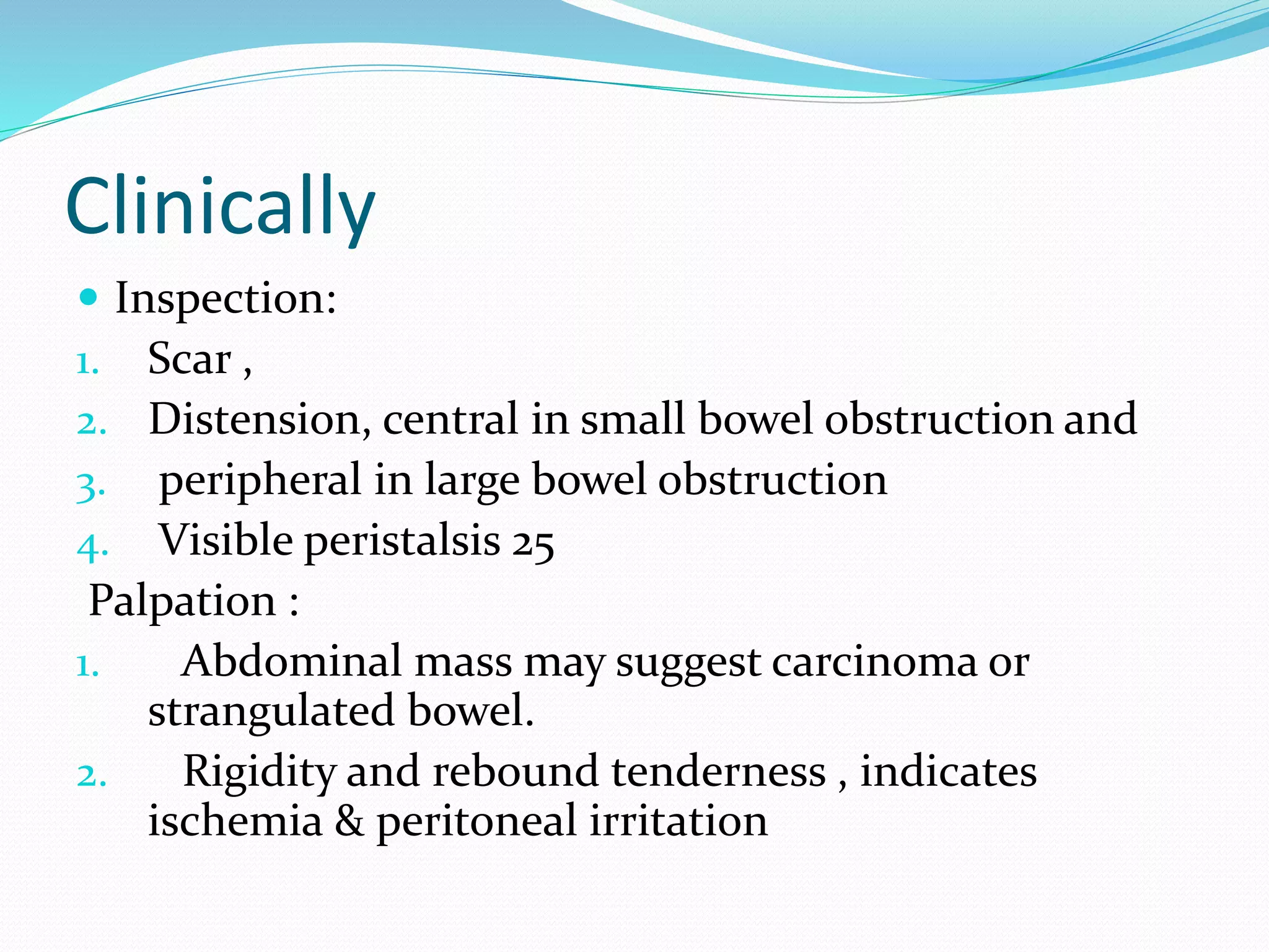 Intestinal obstruction | PPT