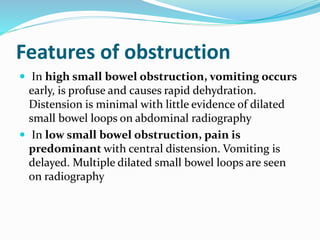 Intestinal obstruction | PPTX