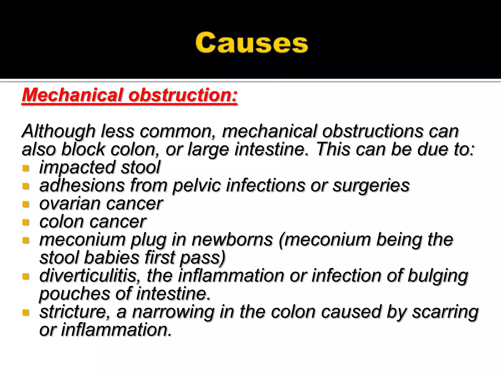 Intestinal Obstruction | PPT