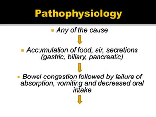 Intestinal Obstruction | PPT | Digestive Disorders | Diseases and ...