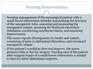Intestinal obstruction | PPTX