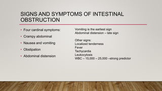 Anesthesia for Intestinal obstruction | PPTX
