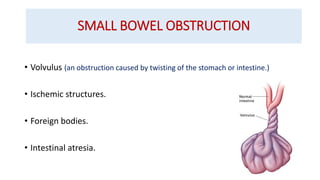 INTESTINAL OBSTRUCTION | PPT