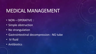 INTESTINAL OBSTRUCTION.pptx...smart study.. | PPTX
