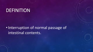 INTESTINAL OBSTRUCTION.pptx...smart study.. | PPT