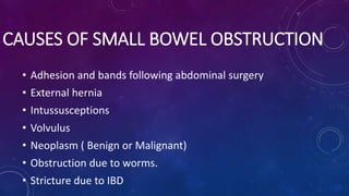 INTESTINAL OBSTRUCTION.pptx...smart study.. | PPTX